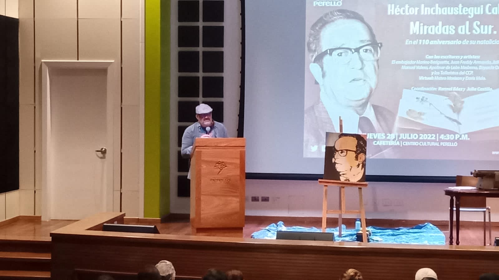 Realizan evento ´´Héctor Inchaustegui Cabral: Miradas al Sur´´