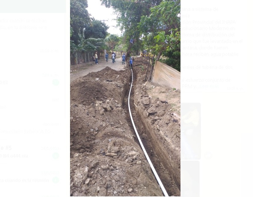 INAPA integra a más de 20 familias de Santana a sistema de distribución ...